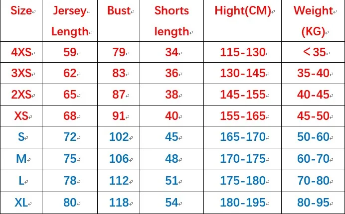 Soccer jerseys and shorts