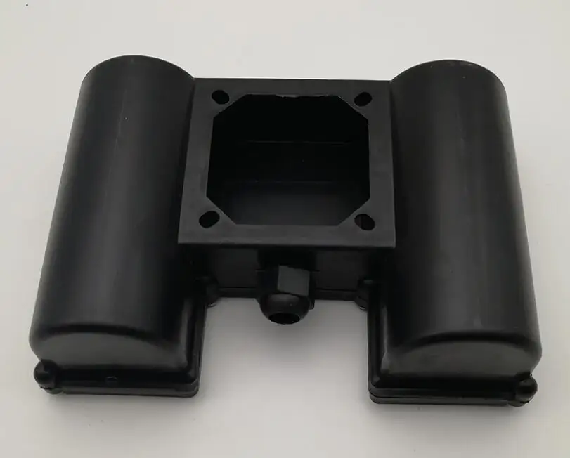 Single-phase Motor Dual Capacitor Box Plastic Round Double Connecting ...