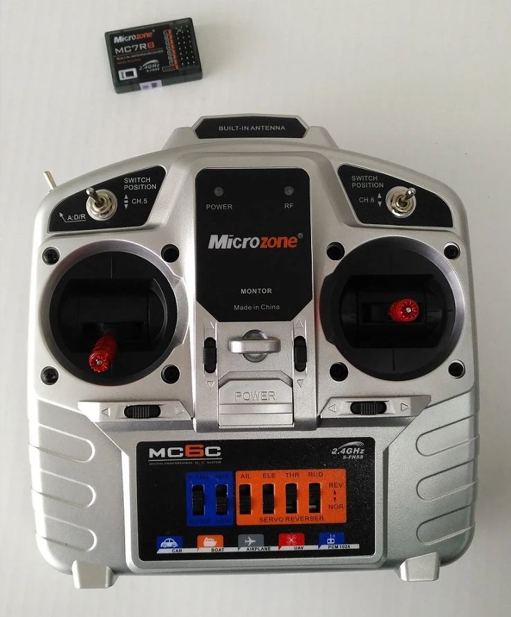 2.4ghz 6ch Radio Control Mc6c For Rc Airplanes - Parts & Accs - AliExpress