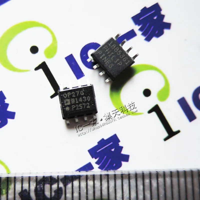 50 UNIDS OP27GS OP27GSZ SOP8 OP27G OP27 amplificador operacional inicial|amp quad|amp monitoramp ...