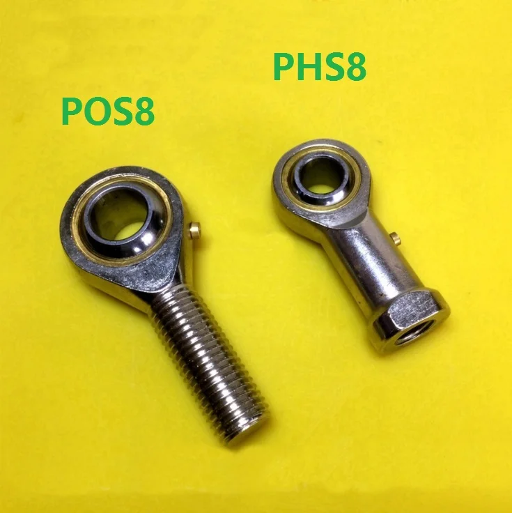 20 ชิ้น PHS8 POS8 8 มิลลิเมตรปลายก้านแบริ่งปลา Rod แบริ่งร่วม|เพลา ...