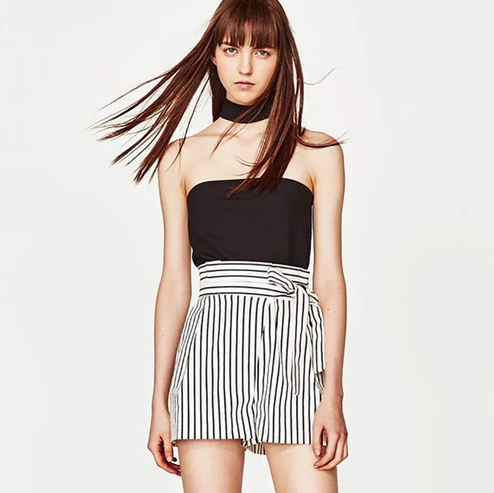 Roiii 2018 Hot Summer Women Camis Casual Sexy Black Slash Neck