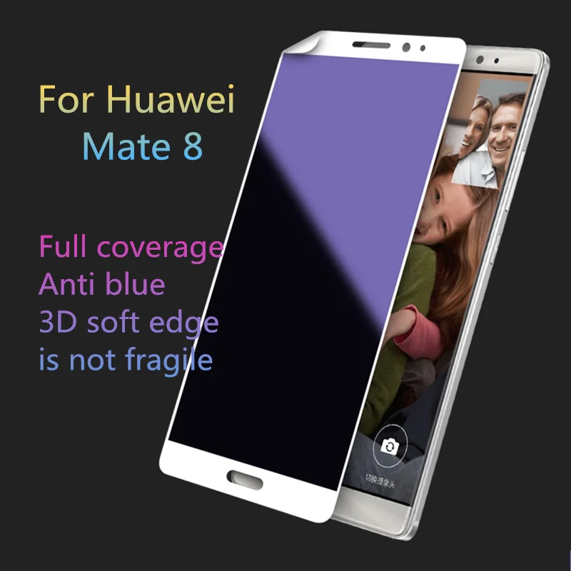 9H Premium Frosted Tempered Glass Film For HUAWEI Mate 8 6.0 inches Screen Protector Anti blue ...