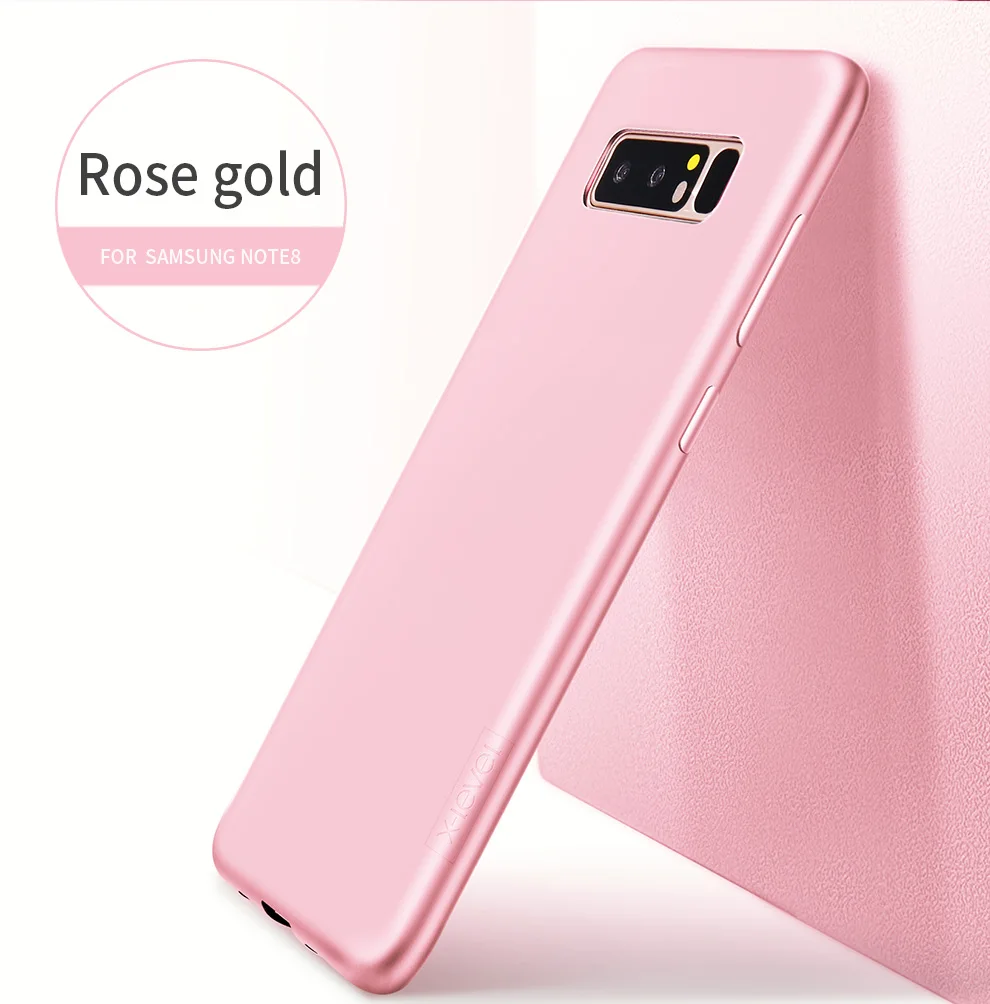 Para Samsung Galaxy Note 8 cubierta completa mate suave TPU funda de ...
