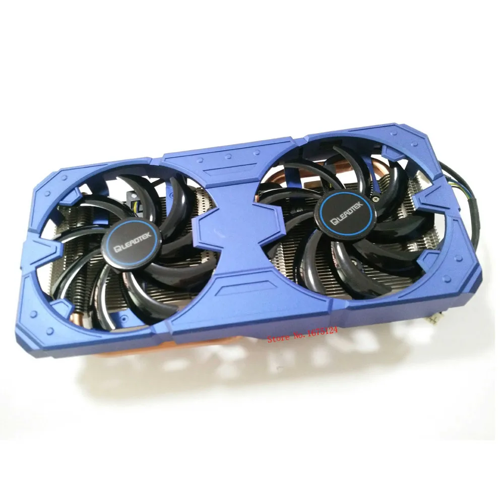 컴퓨터 라디에이터 송풍기 VGA 쿨러 팬 방열판 호환 LEADTEK GTX560TI GTX 560TI 비디오 그래픽 카드 GPU ...