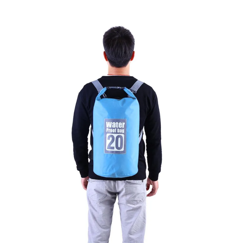 20l Waterproof Swimming Bag Outdoor Sports Backpacks Dry Bag Camping