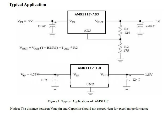 LM1117 Linear Voltage Regulator Pinout, Features,, 54% OFF