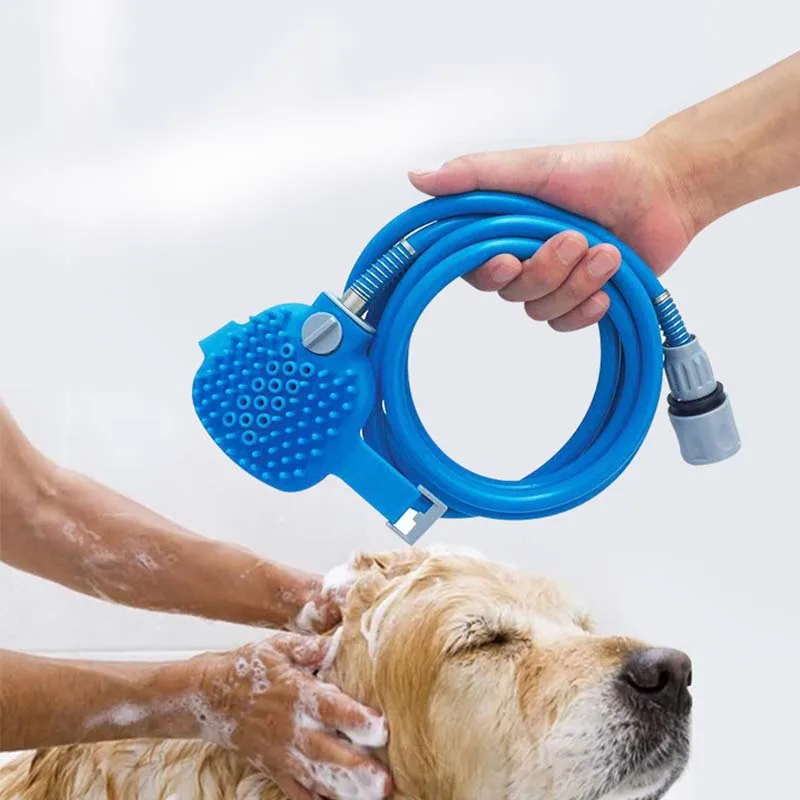 Pet Bathing Tool Comfortable Massager Shower Tool Cleaning Washing Bath ...