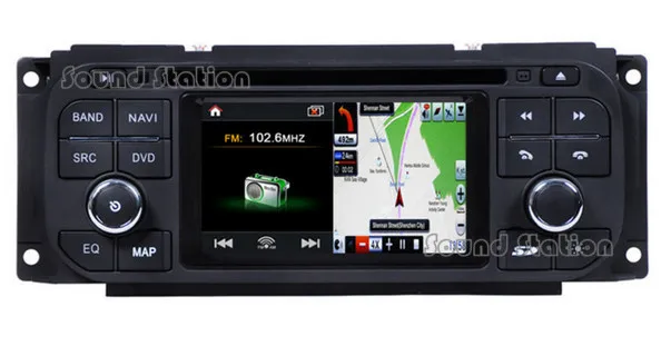 Rádio do carro DVD GPS Autoradio Áudio Video Player Para Chrysler Grand ...