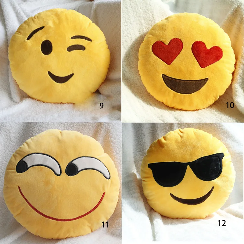 Купить 32 см горячие 20 стили мягкая emoji смайлик смайлик круглый ...