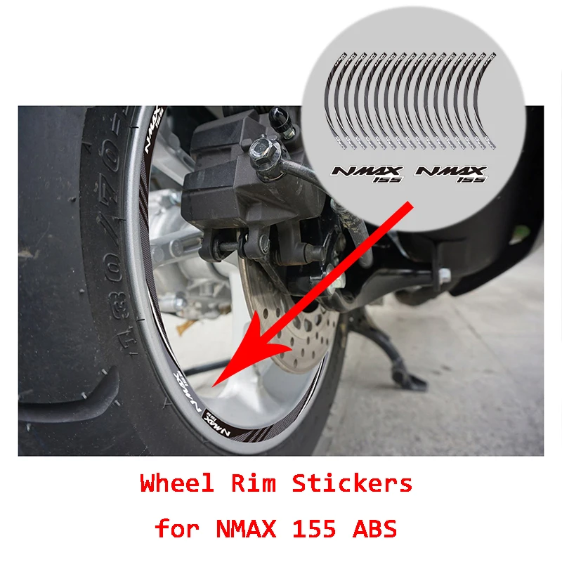 KODASKIN-Motorcycle-2D-Wheel-Rim-Stickers-Tape-Stripes-Decals-for ...