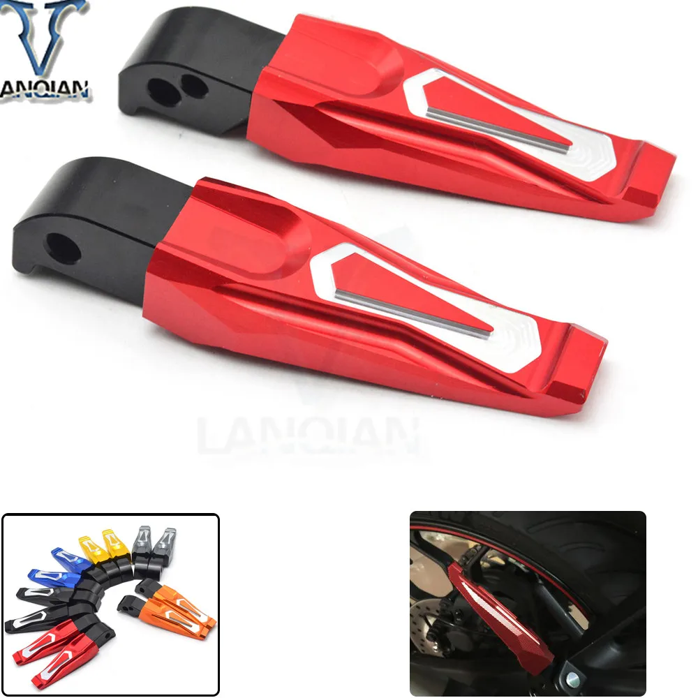 Motorcycle Folding Rearset Foot Pegs foot pegs motorbike footrest pegs ...