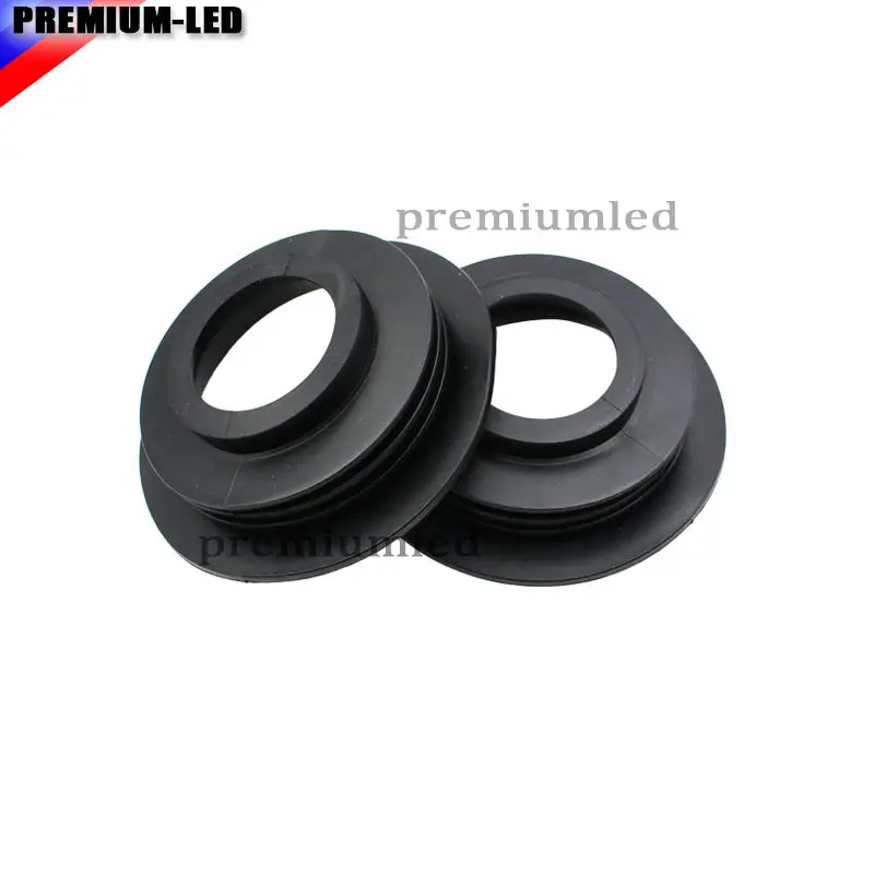 (2) Rubber Housing Seal Caps For Headlight Install HID Conversion Kit ...