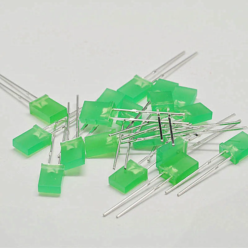 Electrical Equipment Supplies 20 X 2x5x7mm Rectangle LEDs Wide Angle electrical-equipment-supplies-20-x-2x5x7mm-rectangle-leds-wide-angle
