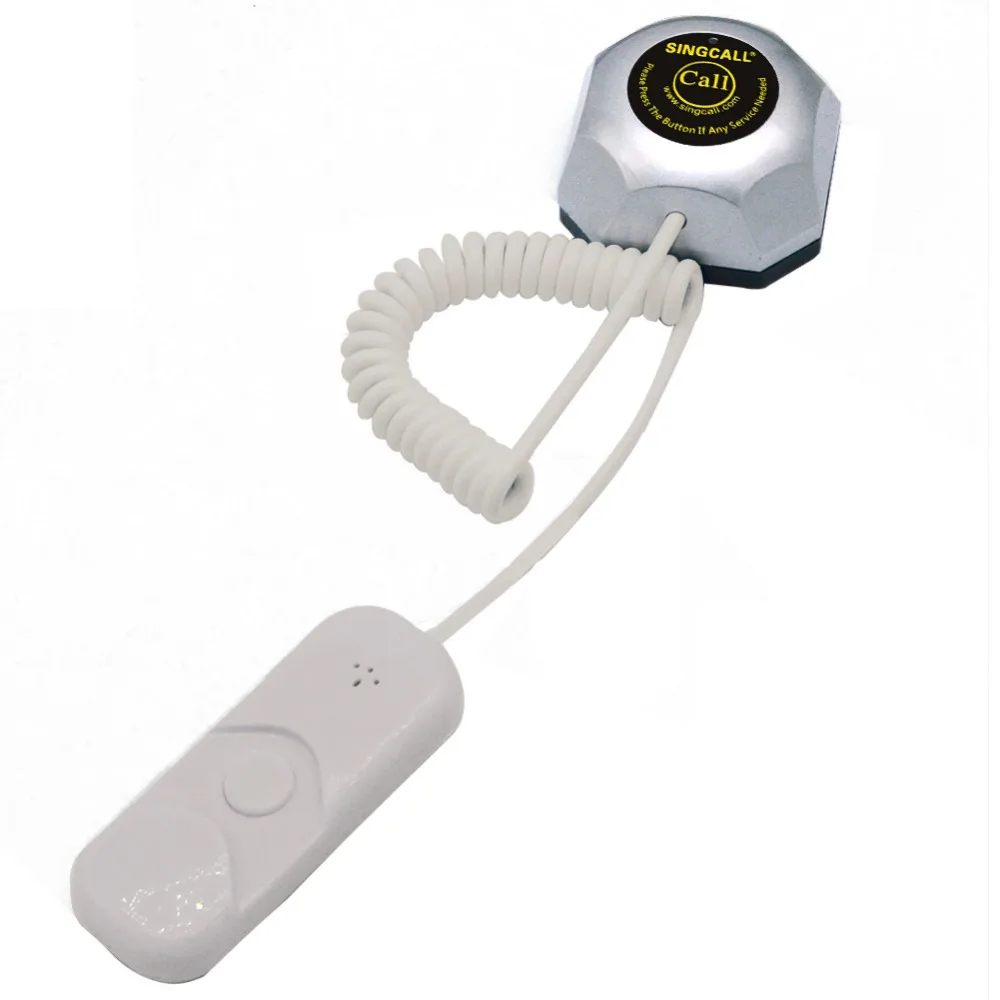 SINGCALL Wireless Waiter Paging Bell with Hand Shank,Patient Alarm ...