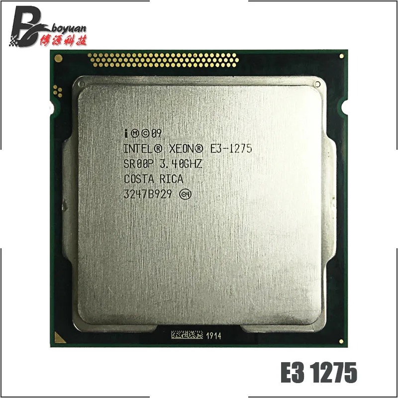Intel Xeon E3 1275 E3 1275 3.4 GHz Quad Core CPU Processor 8M 95W LGA ...