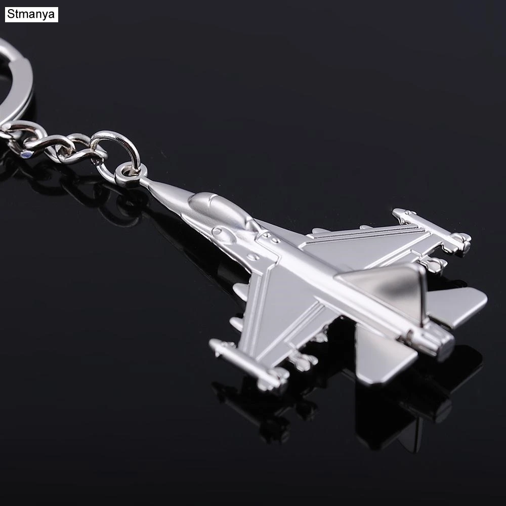 New Aircraft Key Chain Airplane Car Key Ring Metal keychain Bag Classic ...