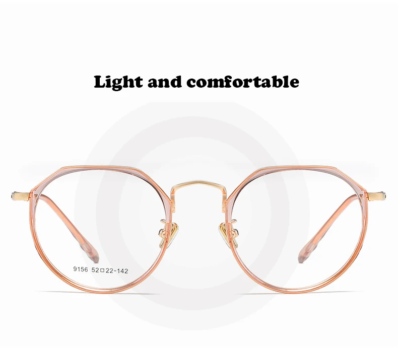 2020 Unique Designer Glasses Frames Irregular Rims Eyewear Clear Lens ...