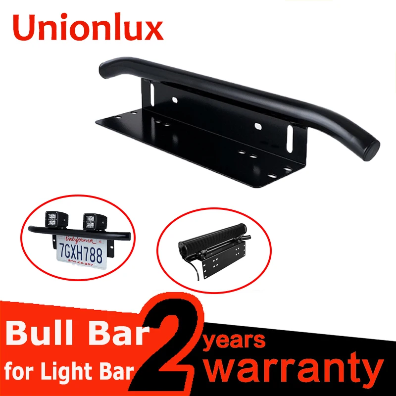 23inch Front Bumper License Plate Mount Bracket Holder Bar For Fog ...