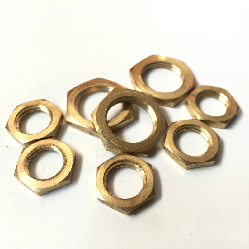 M6x0.75mm M8x1.0mm M10x1.0mm-m24x2.0mm Brass Thin Nuts Fine Teeth ...