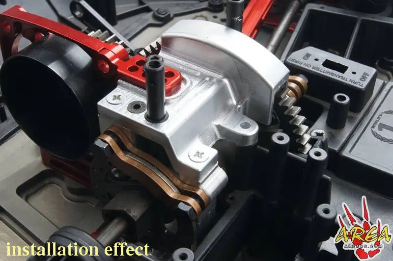 1/5 MCD RR5 Alloy Centre Diff Brackets SILVER by AREA RC - buy at the ...