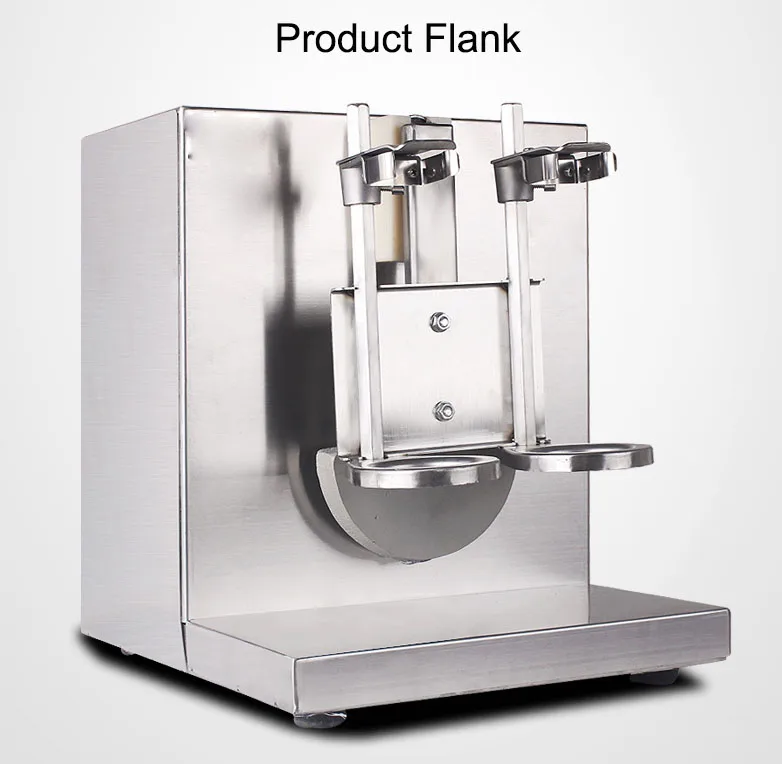 Stainless Steel 2 Head 360-degree Swing Pearl Double Bubble Tea Milk ...