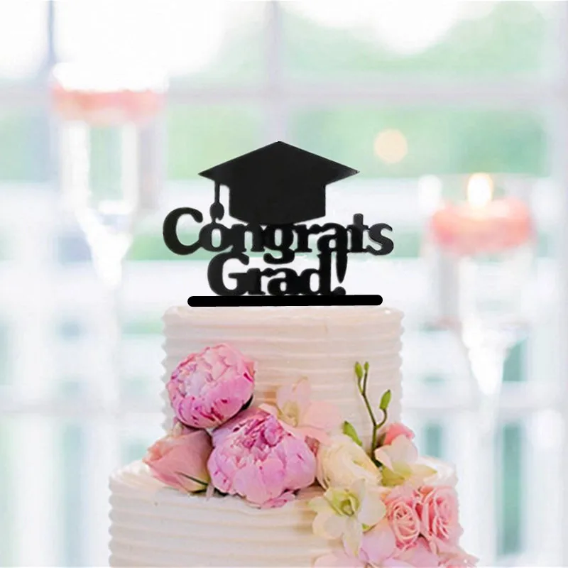 Party Supplies Personalized Topper Happy Graduation Cake Topper 2022 ...