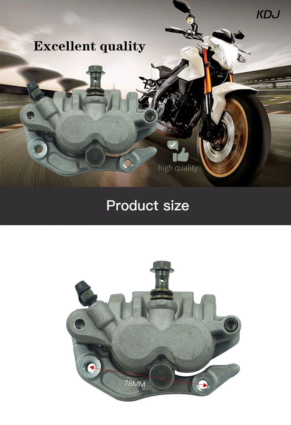 Motorcycle Front Brake Caliper Pads Assembly For Honda Crf250r Crf250x ...