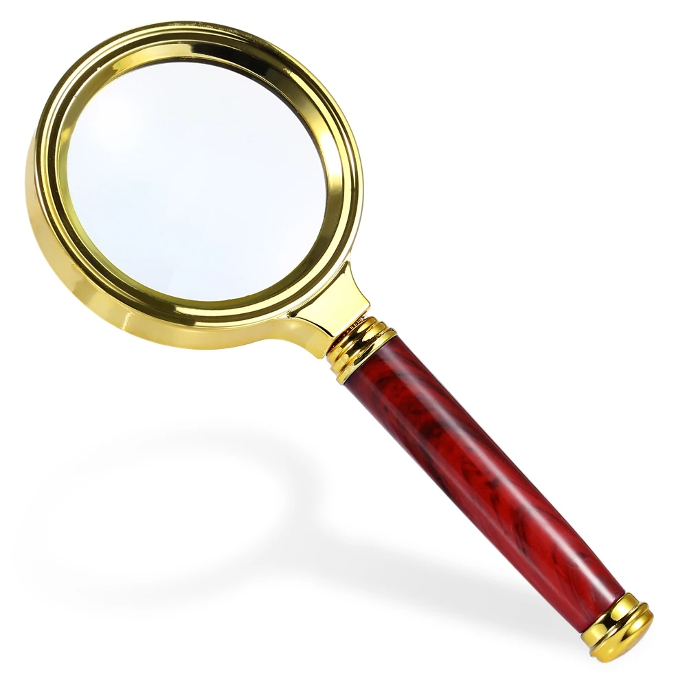 5X Portable Handheld High Definition Reading Magnifier Glass Eye Loupe 
