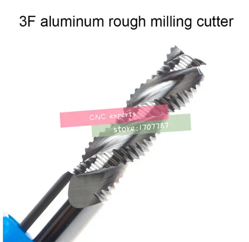 3 Flute blade aluminum rough milling cutter 4mm/5mm/6mm/8mm/10mm/12mm ...