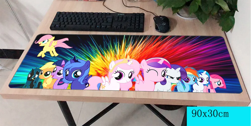 my little pony mouse pad gamer 900x300mm notbook mouse mat large gaming ...