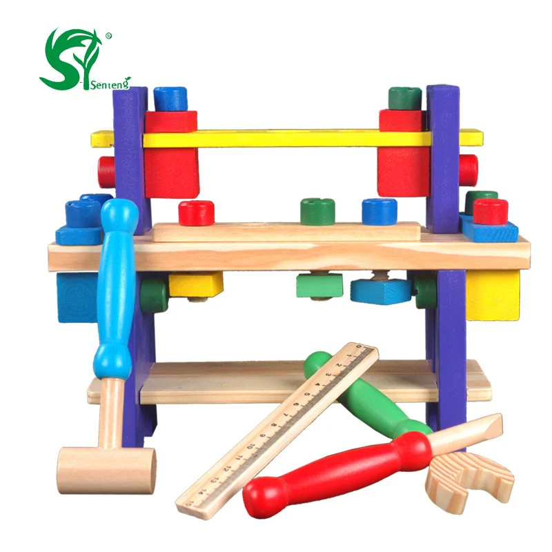 wooden toys for children Multi functional Nut Dismounting Combination ...