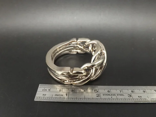 Four Magic Ring Puzzle Solution Toy Kid Metal Alloy Brain