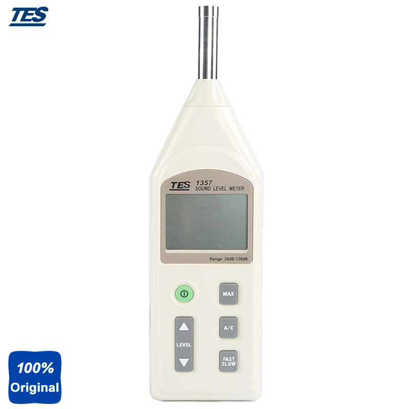 Tes-1357 Шум доза тестер шумомер диапазон от 30 до 130db с& C частотной ...
