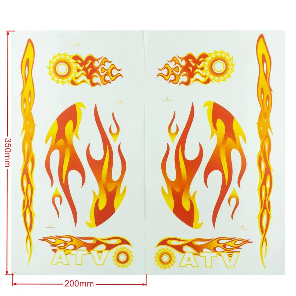 New-Reflective-Stickers-Set-for-Motocross-Car-ATV-Racing-Bike-Decal ...