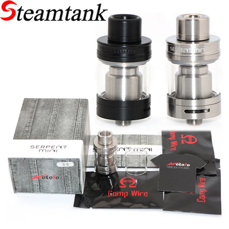 Original Wotofo Serpent Mini RTA Tank 3ML 510 Connector Electronic ...