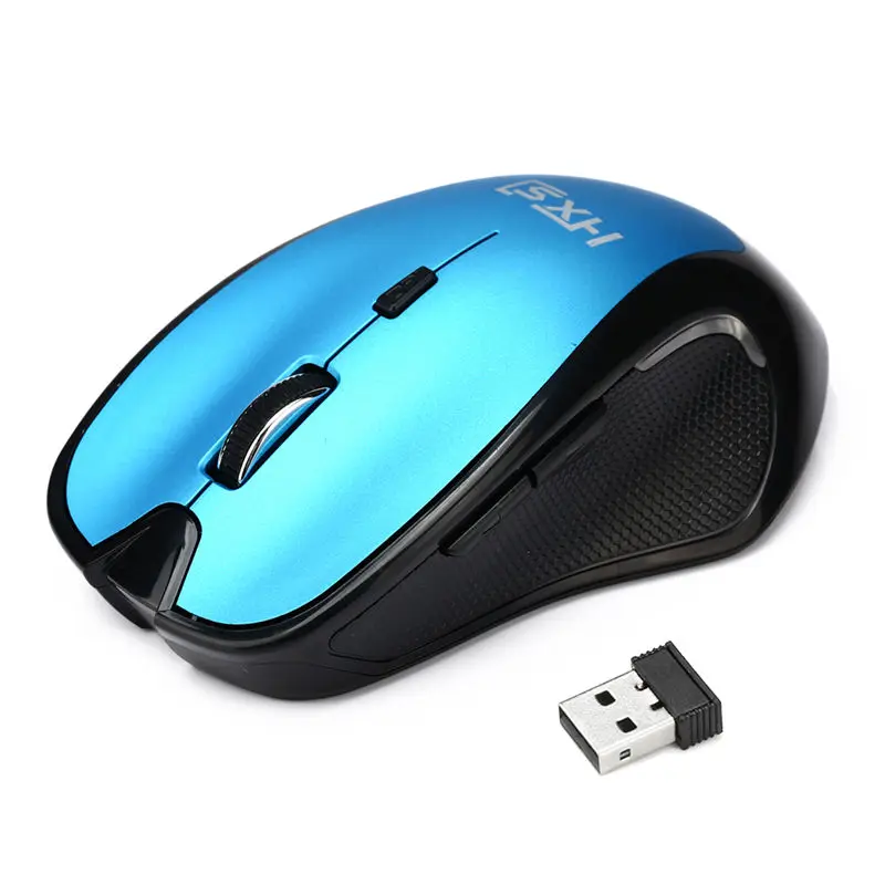 Portable Wireless Mouse 3D Optical Mice 800/1600/2400DPI 2.4GHz USB ...