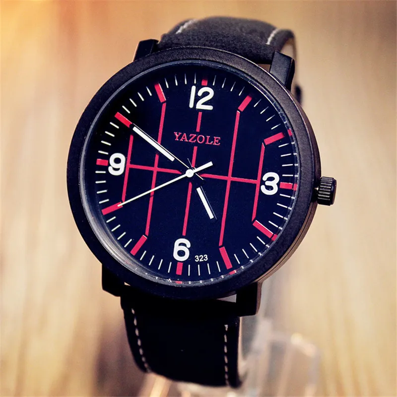 Yazole Big Dial Students Watch New Arrival Men's Quartz Watch ...