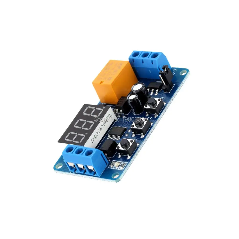 Ws16 Led Digital Automation Dc Delay Timer Control Relay Module Trigger