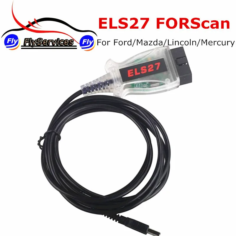 Professional OBDII ELS27 FORScan Scanner OBD2 Code Reader And Scanner ...