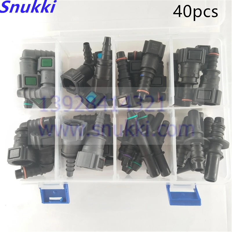 High Quality One Set Sae Fuel Pipe Fittings Auto Fuel Line Quick ...