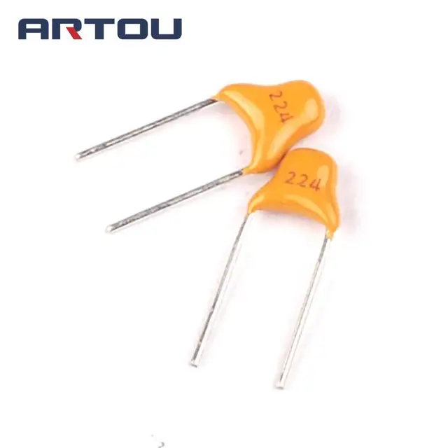 100PCS 0.22UF 220NF 224 50V Multilayer Monolithic Ceramic Capacitor-in ...