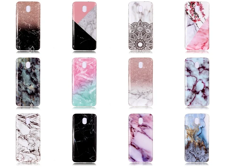 For Samsung galaxy J3 J7 2018 US Version Case Granite Scrub Marble ...