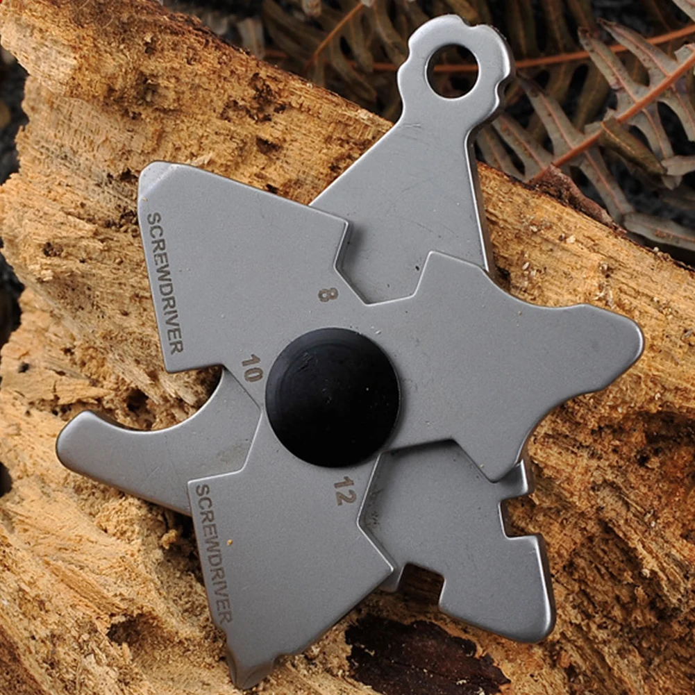 Self Defense Triangle Bottle Opener Keychain Outdoor Screwdriver ...