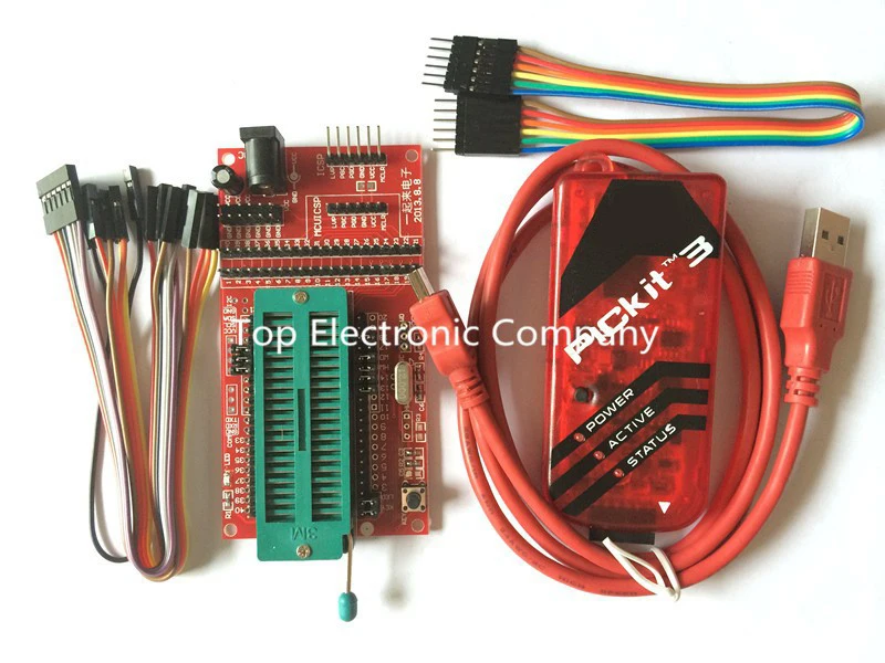 Pickit3 Programming Emulator Pic Microcontroller Minimum System Board Development Board