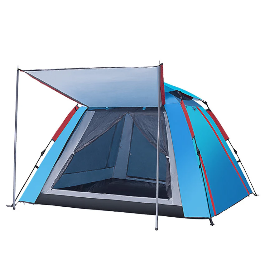 Large throw tent outdoor 3 4persons automatic speed open throwing pop ...