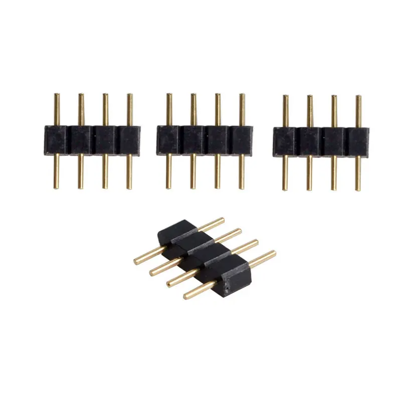 4 Pin Connector RGB Adapter pin needle male type double 4pin , For RGB ...