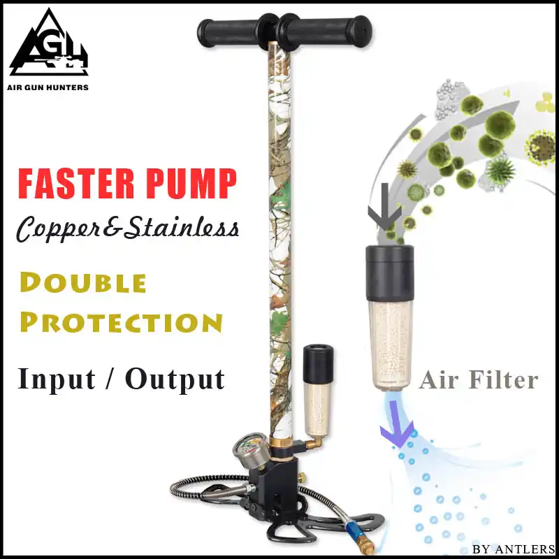 4500PSI PCP Pump Airgun air Rifle High Pressure Pcp Hand Pump with Air ...