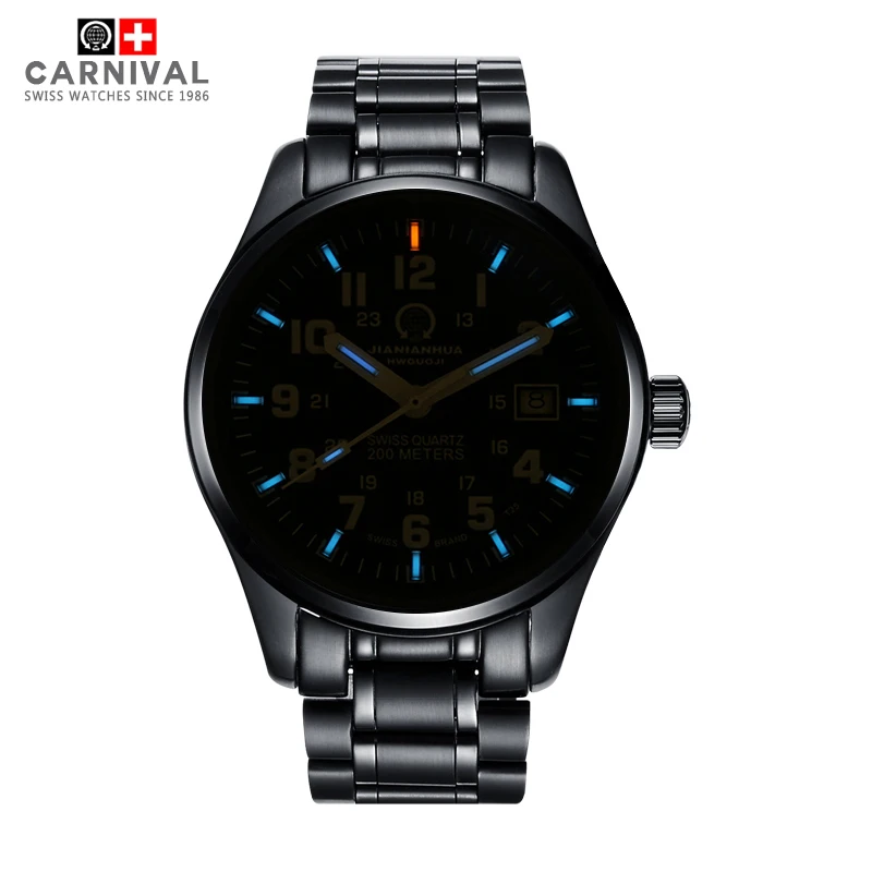 Jianianhua-Mens-Watch-self-luminous-tritium-luminous-quartz-watch ...
