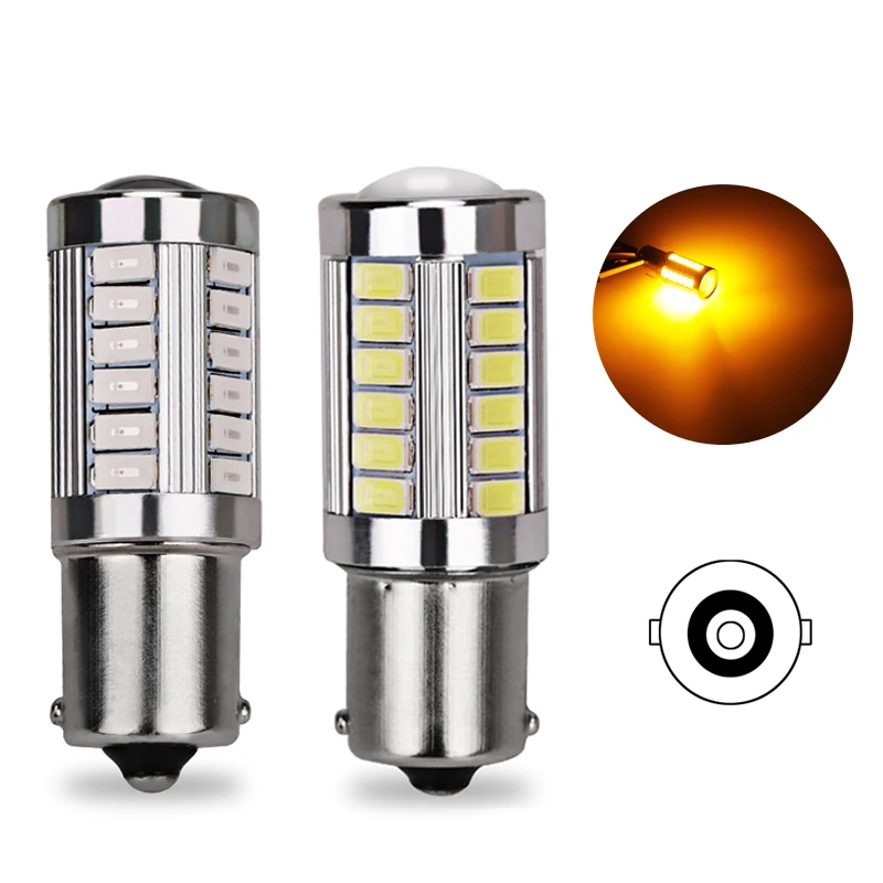 1pcs P21w Led1156 Ba15s Led Bulbs Car Lights Drl Turn Signal Reverse ...